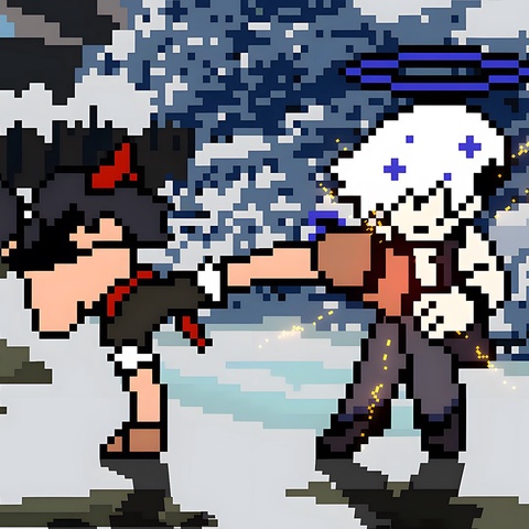 Darkling Duels: Pixel 2Player Fighting Game Game Information, Videos ...